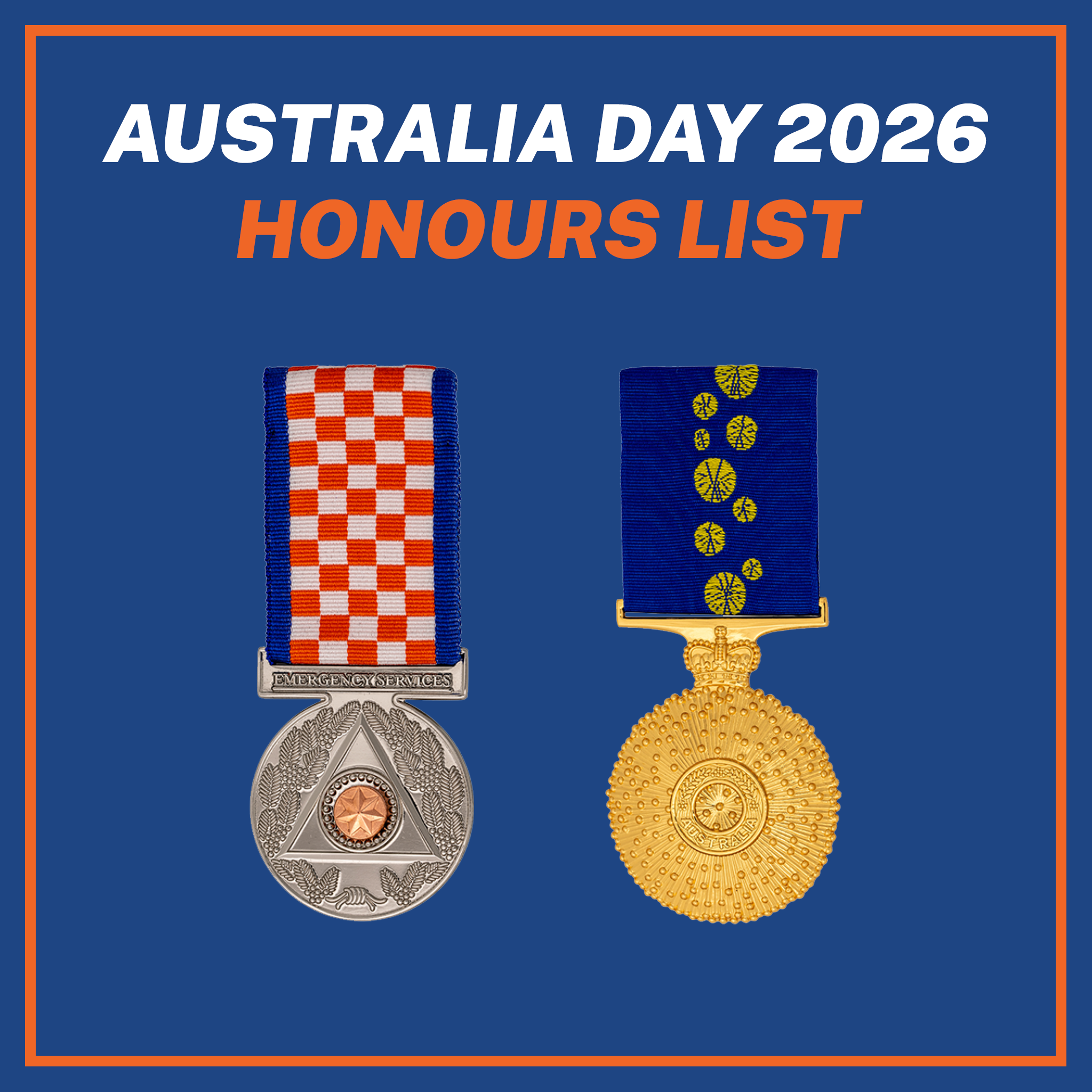 Australia Day 2026 Honours List - State Emergency Service Association ...